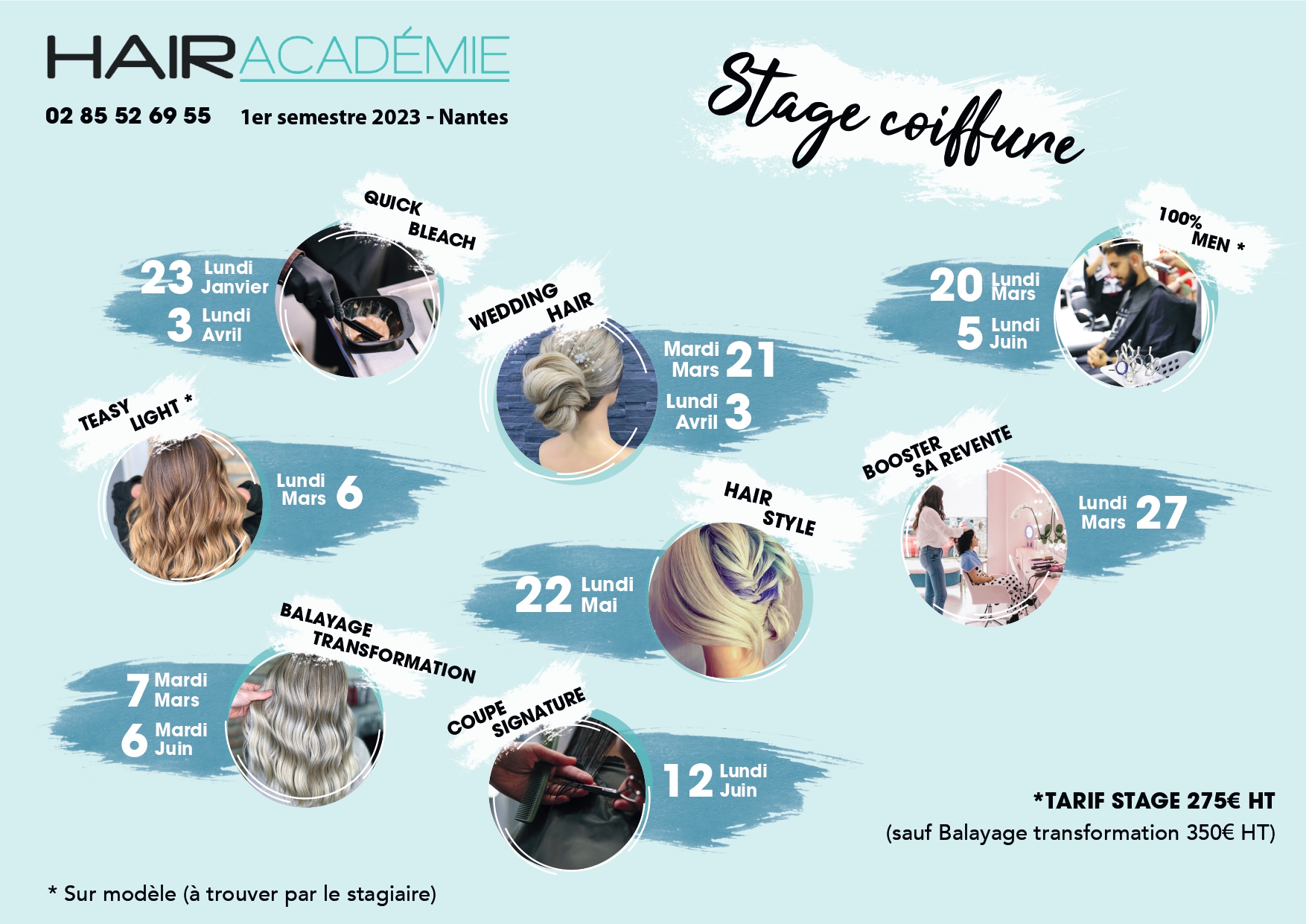Hair Académie Le planning - Hair Académie